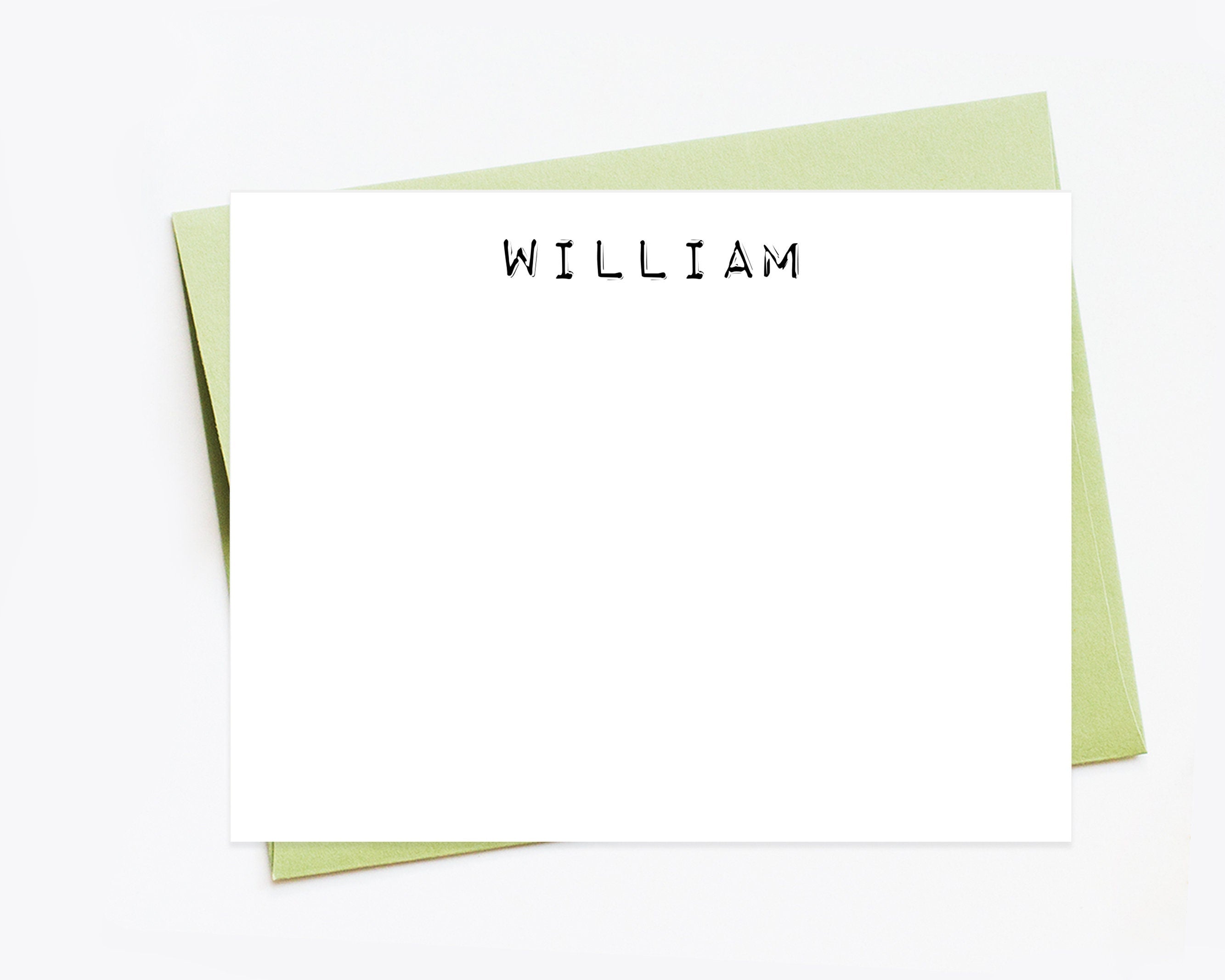 Personalized Minimalist Stationery For Kids, Teenage Stationary Set wi ...